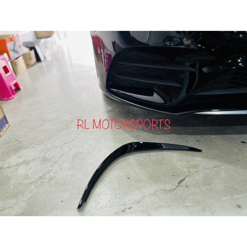 Mercedes Benz w177 v177 A35 AMG front bumper side canard rear air duct ...