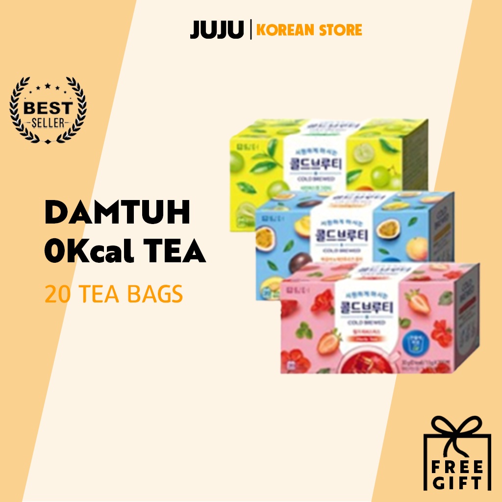 Damtuh / 0Kcal Cold Brewed Tea 3 Flavors 20t / Strawberry Hibiscus ...
