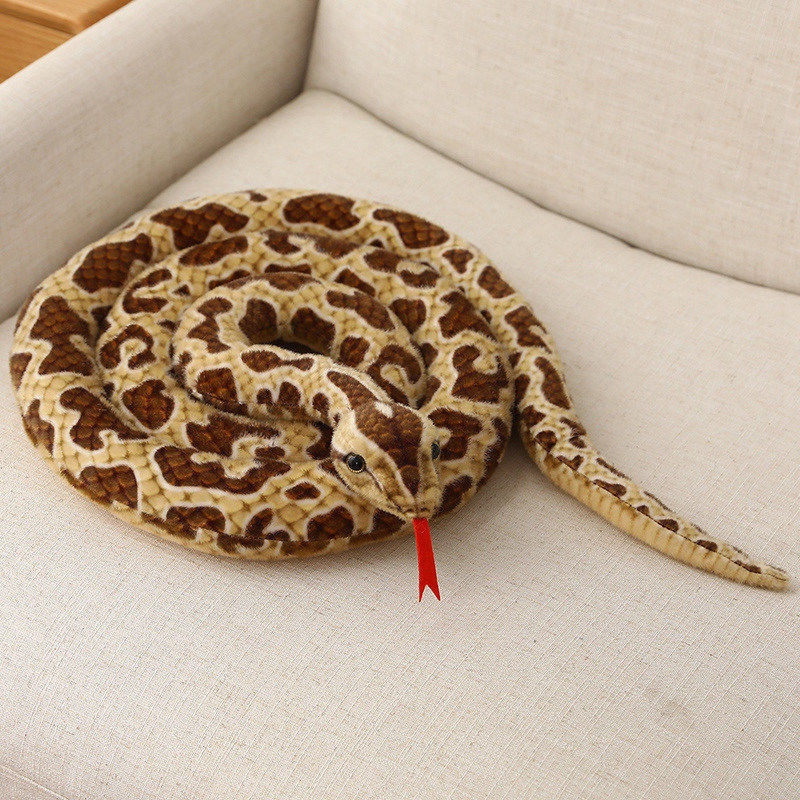 Simulation Python Doll Plush Toys Year of Snake Doll Ragdoll Spoof ...