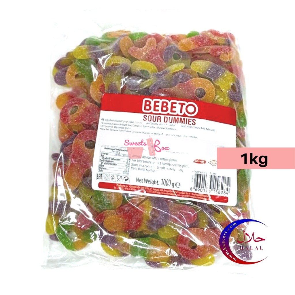 Sweetsbox | Bebeto Assorted Halal Gummy Candy 1kg - Tasty Halal Candy ...