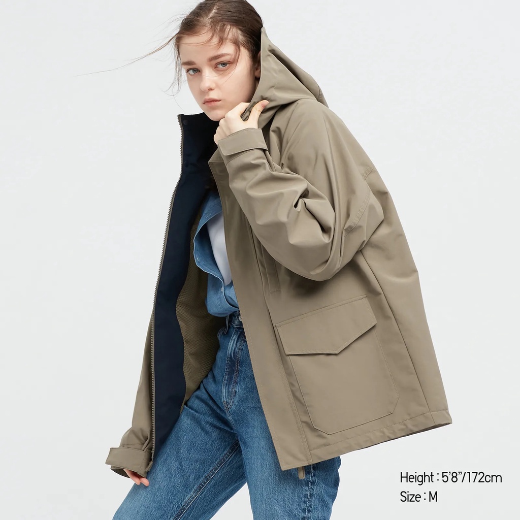 Jacket Has A Waterproof Hat For Travelers - Multi-Purpose Parka Jacket ...