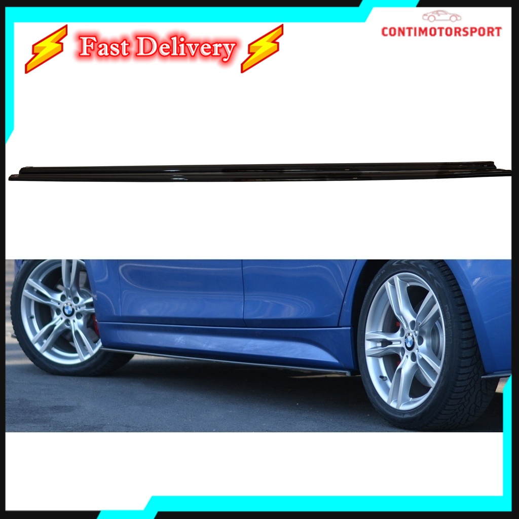 3 SERIES F30 M PERFORMANCE SIDE SKIRT LIP DIFFUSER BMW 320i 320e 330i ...