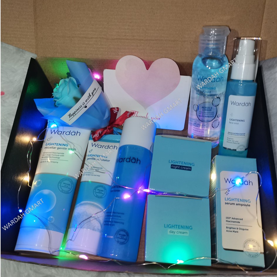 Wardah Gift Set ( Lightening Series/ White Secret Series/ Hydra Rose ...
