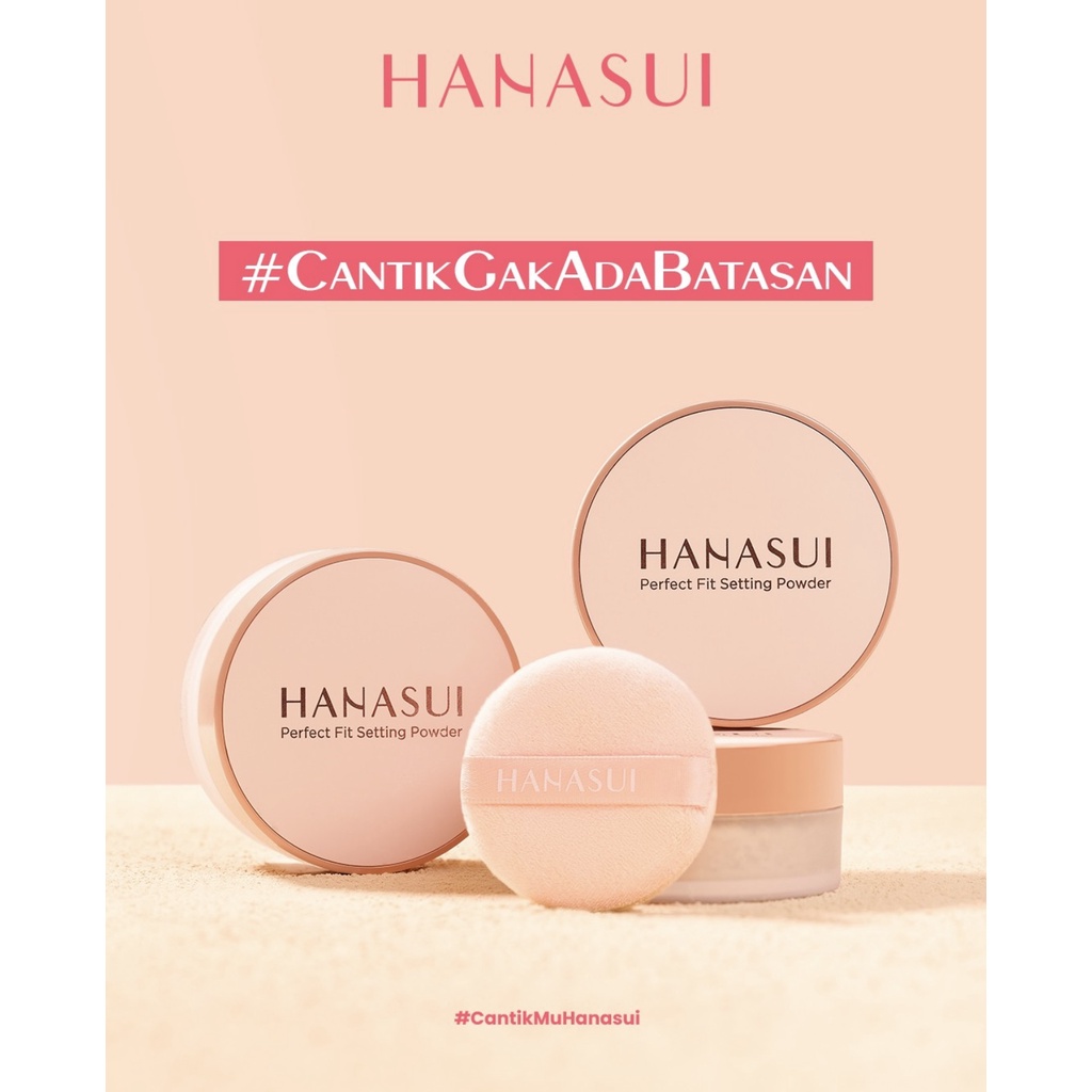 Hanasui Perfect Fit Setting Powder (Loose Powder) Halal Cosmetics Bedak ...