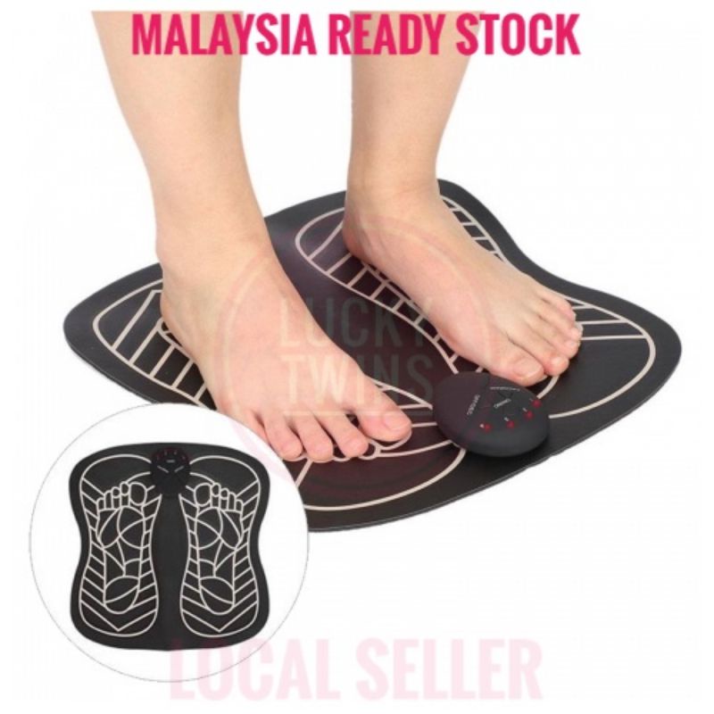 Mesin Senaman Kaki Ems Physiotherapy Foot Massage Cushion Electric Foot Massage Mat Fisio Tapak