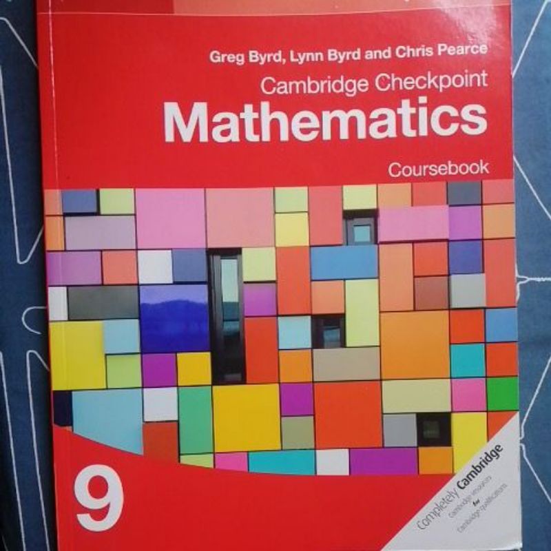 IGCSE Cambridge Checkpoint Mathematics Y9 Coursebook | Shopee Malaysia