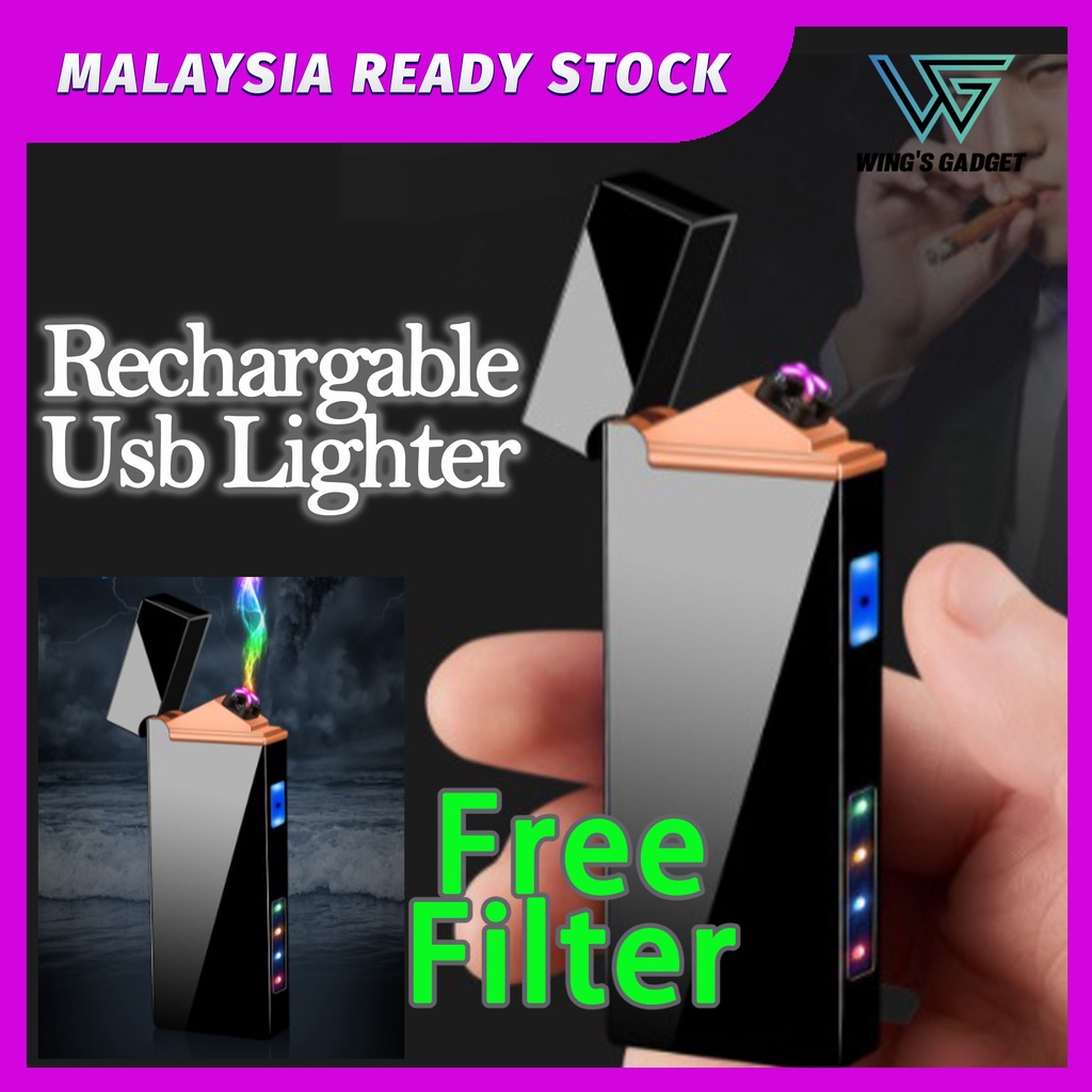 Portable USB Lighter Rechargeable Lighter Touchscreen Lighter *USB ...