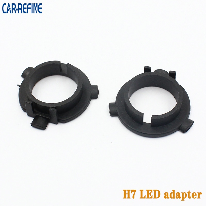 CAR-REFINE 2Pcs H7 Led Headlight Bulb Adapter Base Socket H7 Car Led ...