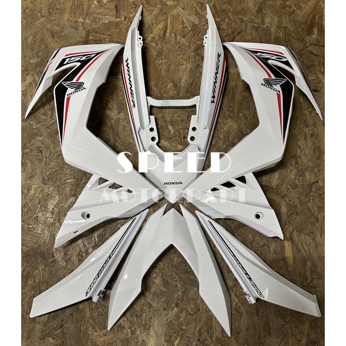 HLD Cover Set Winner 2019 RS150 V1/V2 Black RED white | Shopee Malaysia