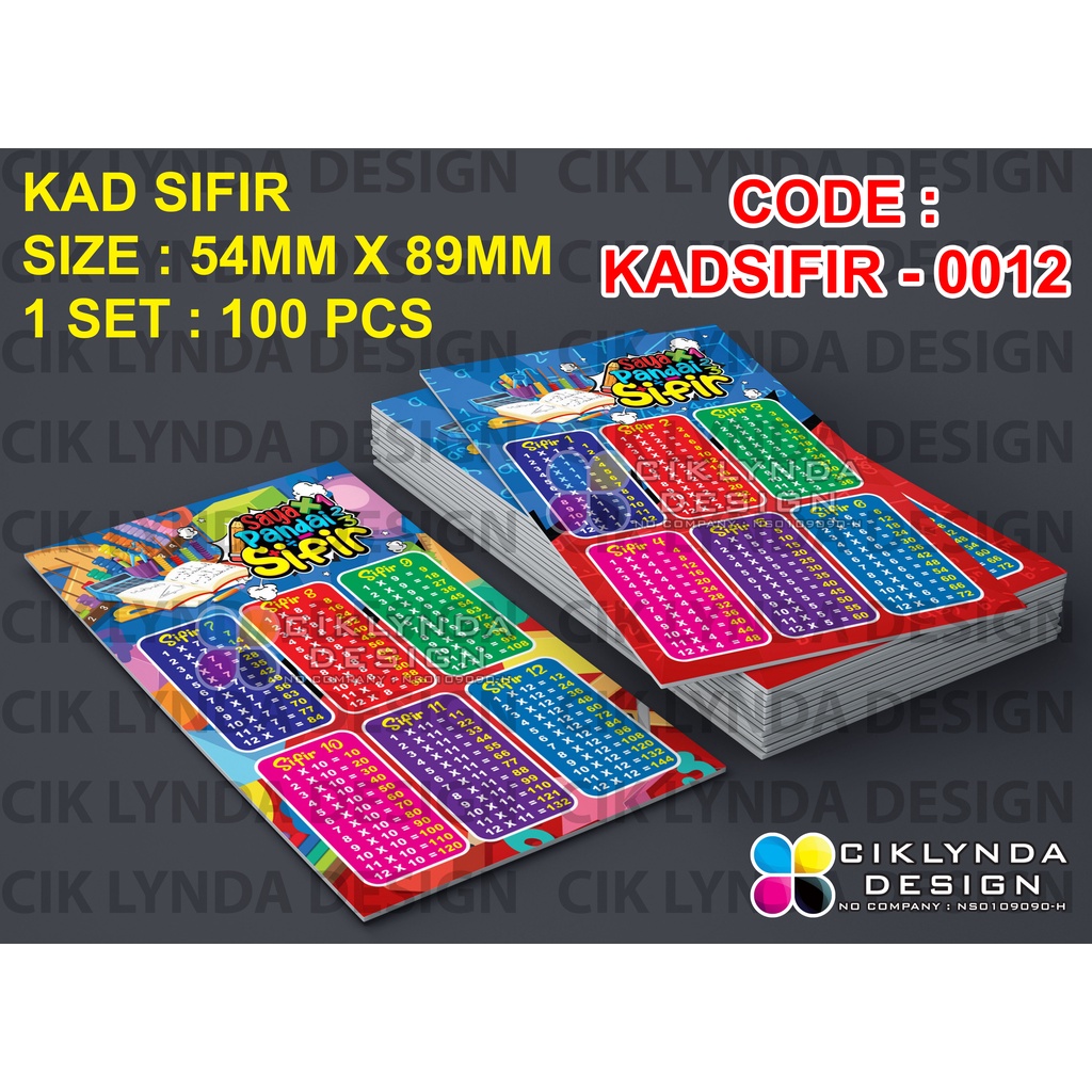 PRE-ORDER - KAD SIFIR (FINISHING - GLOSSY) | Shopee Malaysia