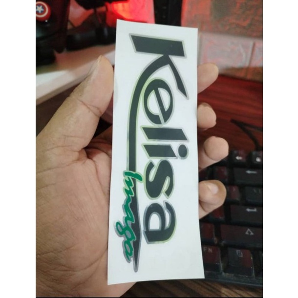Stiker Kelisa imago. | Shopee Malaysia