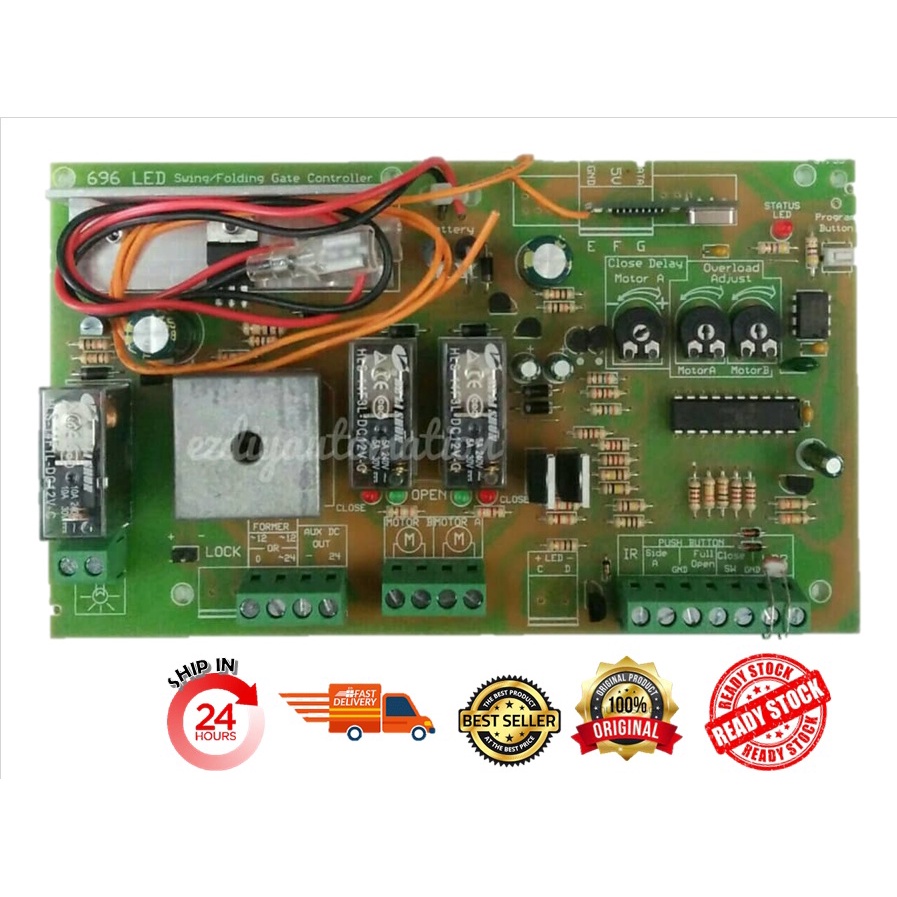 Autogate Panel Pengawal Startech 696 (DC) Beralih / Lipat (330mtz ...