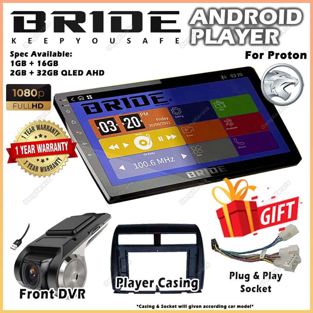 PROMO Bride Android Player Touchscreen Multimedia Car Wifi Bluetooth ...