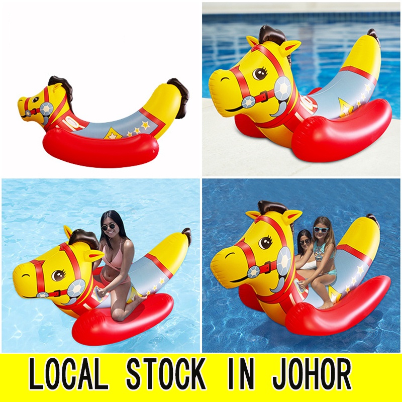 Water Pool Floating Mattress Pool Party Fun Inflatable Ride On Float ...
