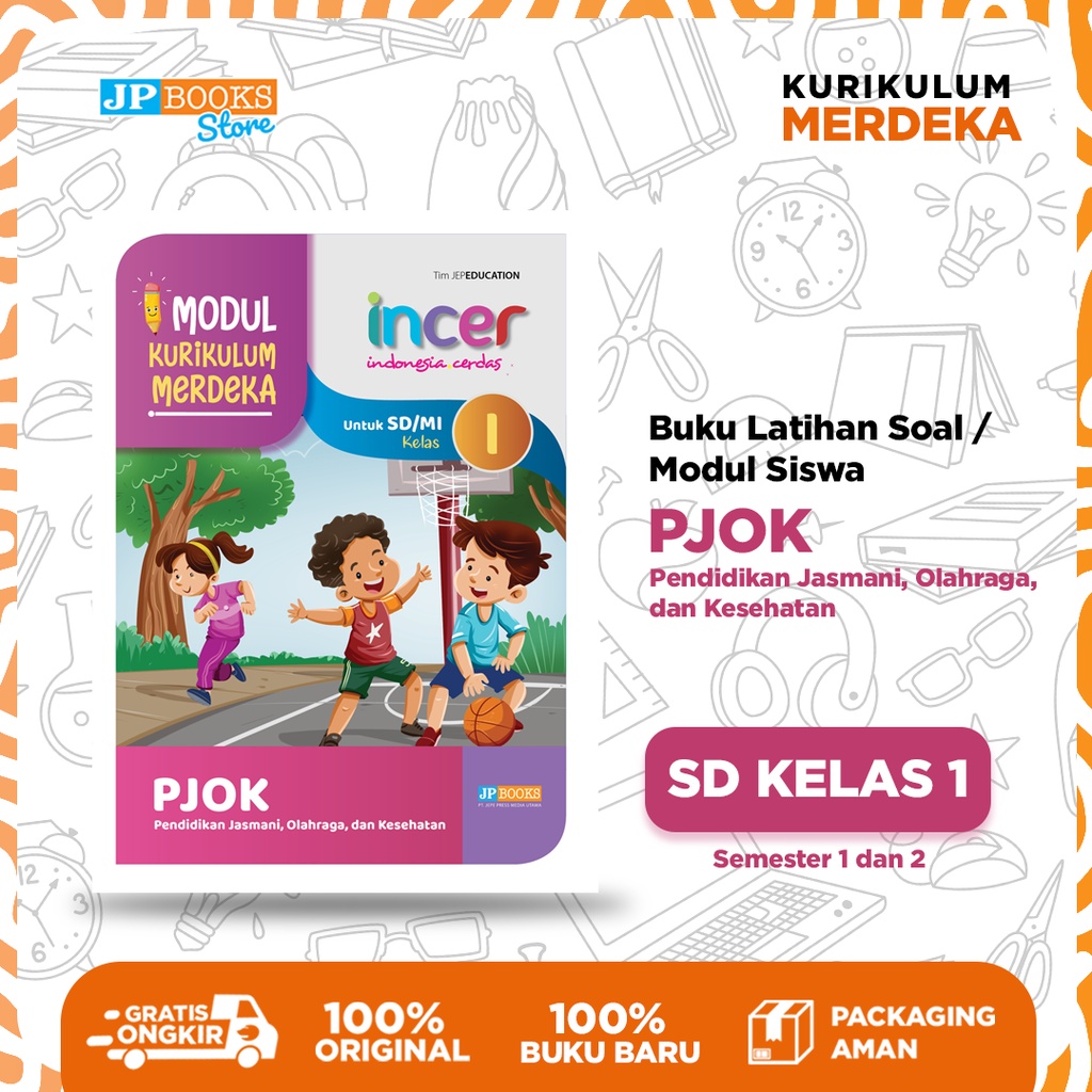 Jp Books – School Student Book Training Module INCER PJOK (Physical ...