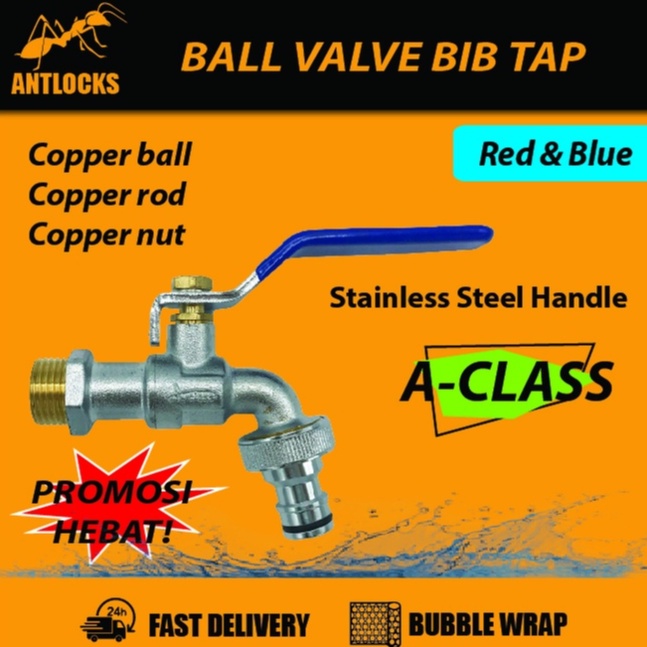 1/2" Brass Ball Tap Washing Machine Tap Garden Tap Ball Cock Ball Valve ...