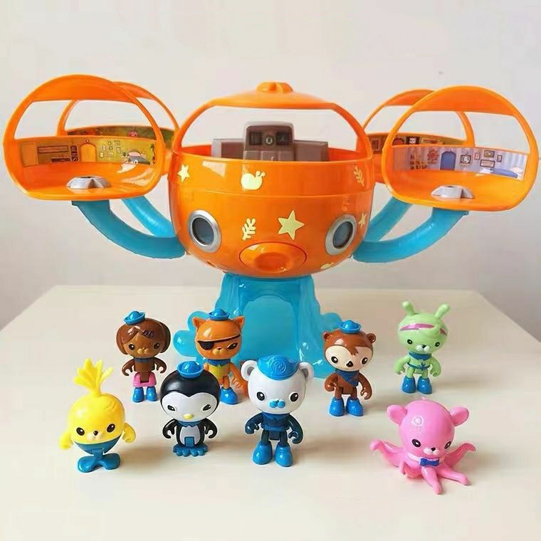 Octonauts Toys Submarine Vehicles Boat Ship Models Captain Barnacles ...