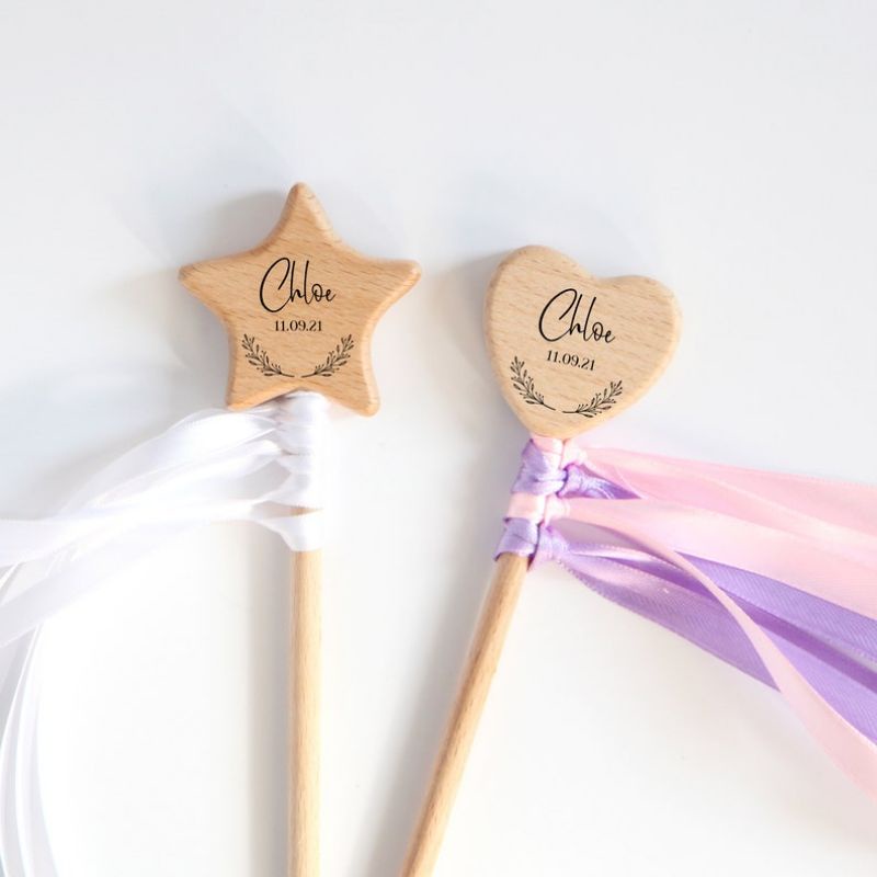 Wooden Magic Wand | Wooden Star Wand | Wooden Love Wand | Magic Wand ...