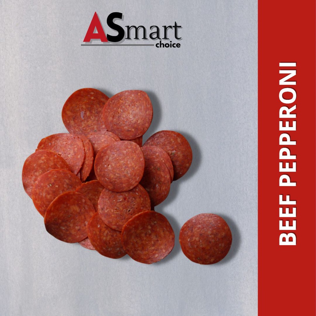 (Halal) Smoked Beef Pepperoni 1kg (slice) - ASSB Grocery | Shopee Malaysia