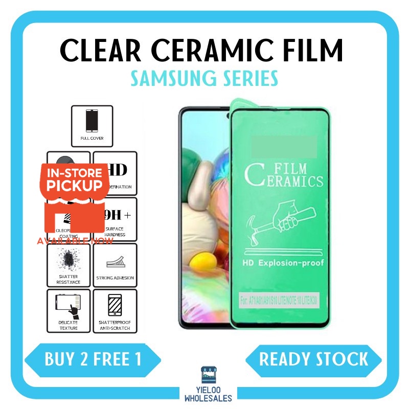 (BELI 2 PERCUMA 1) SAMSUNG Clear Ceramic Film Screen Protector A25/A35 ...
