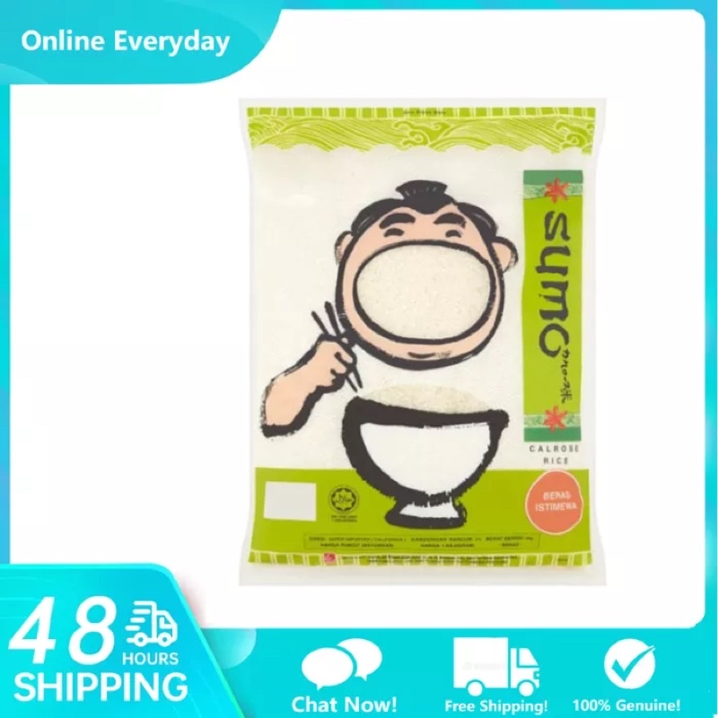 [HALAL] Repack Sumo Sushi Calrose Rice 1kg/500gram | Shopee Malaysia