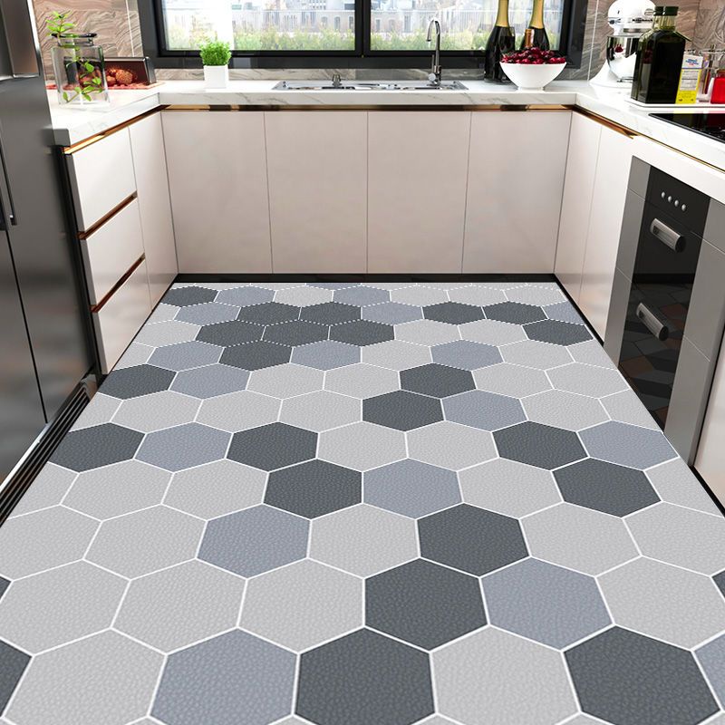 alas kaki dapur karpet 3d velvet floor mat anti slip mat Kitchen Floor ...
