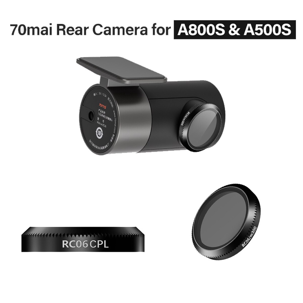For 70MAI RC06 CPL Filter Rear Camera For A800S / A500S For 70MAI RC06 ...