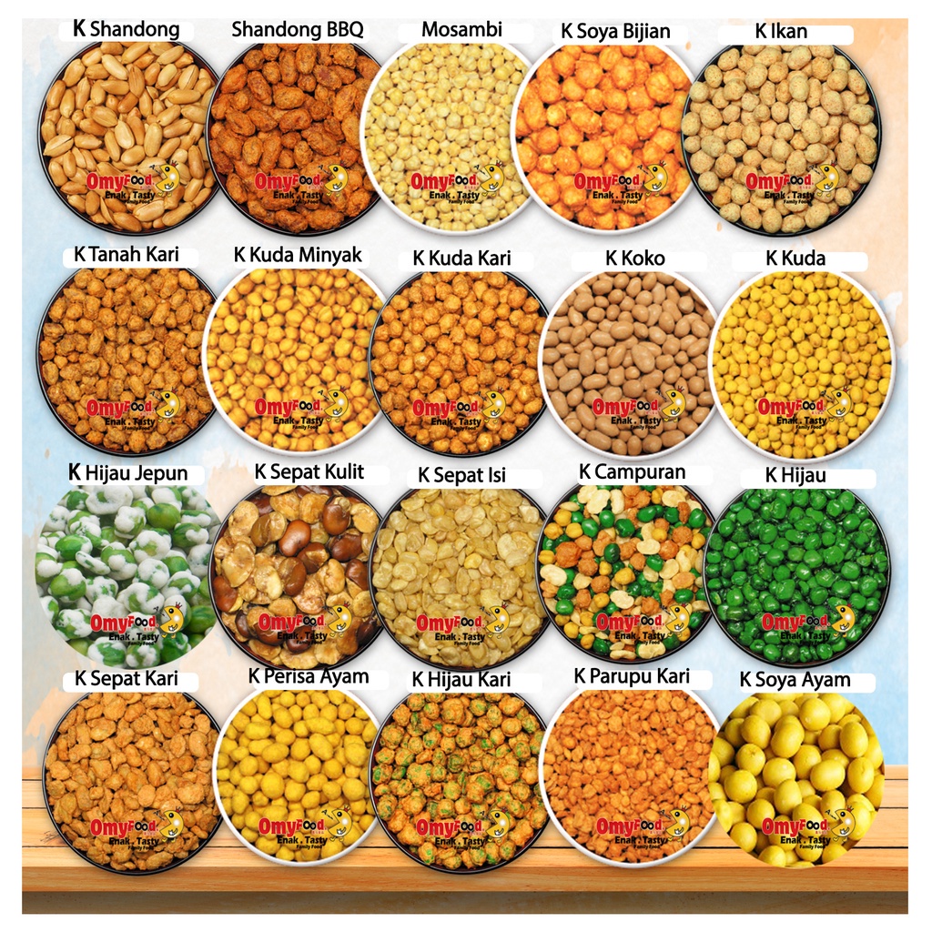 500g Kacang Pelbagai Peanut[Shandong Santong, Sepat Kulit, Soya, Tanah ...
