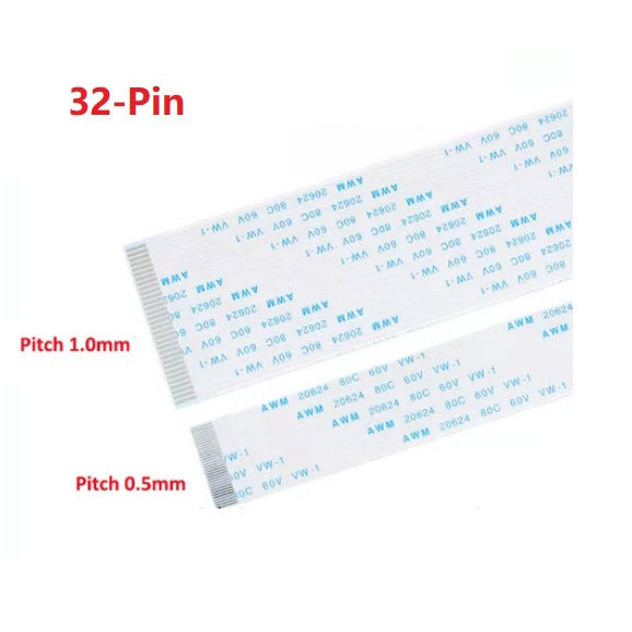 32 Pin 0.5mm Pitch 1mm 1.25mm FPC FFC 32p Flexible Flat Cable | Shopee ...