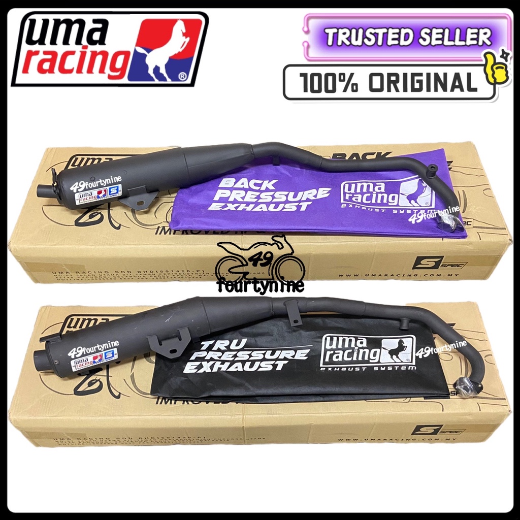 UMA RACING EXHAUST EKZOS MUFFLER Y16ZR Y15ZR LC Fi LC135 4S 5S RS150 ...