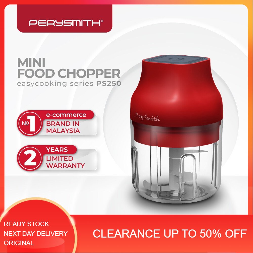 PerySmith Mini Food Chopper EasyCooking Series PS250 (Cordless ...