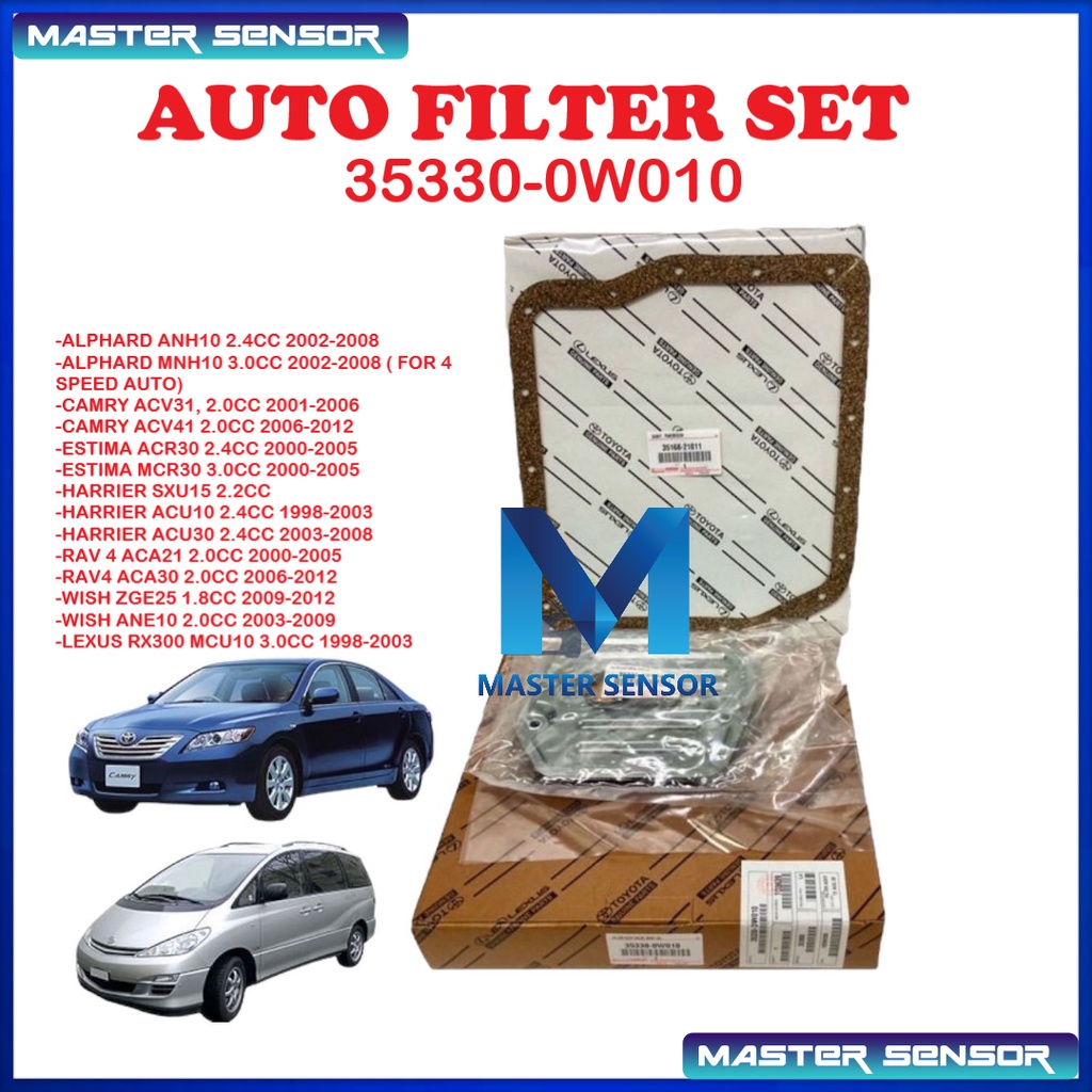 ATF Auto Transmision Filter Set 35330-0W010/35330-28010-Toyota Alphard ...