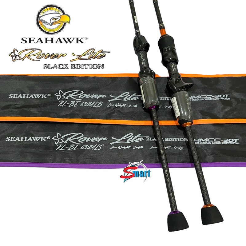 SEAHAWK Rover Lite Ultralight Spinning and Baitcasting Rod 30T carbon ...