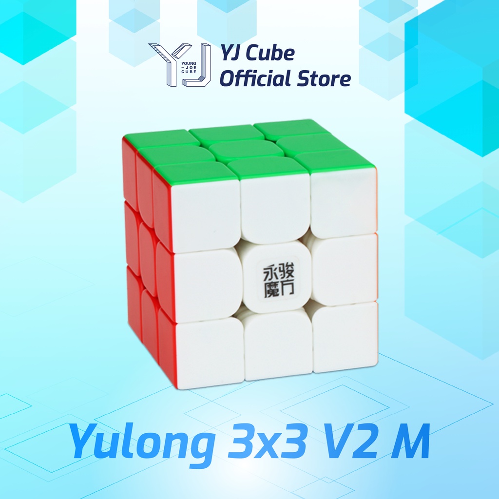 [YJ Official Store] YJ Yulong 3x3 V2 M, 3x3 Magnetic Speed Cube ...