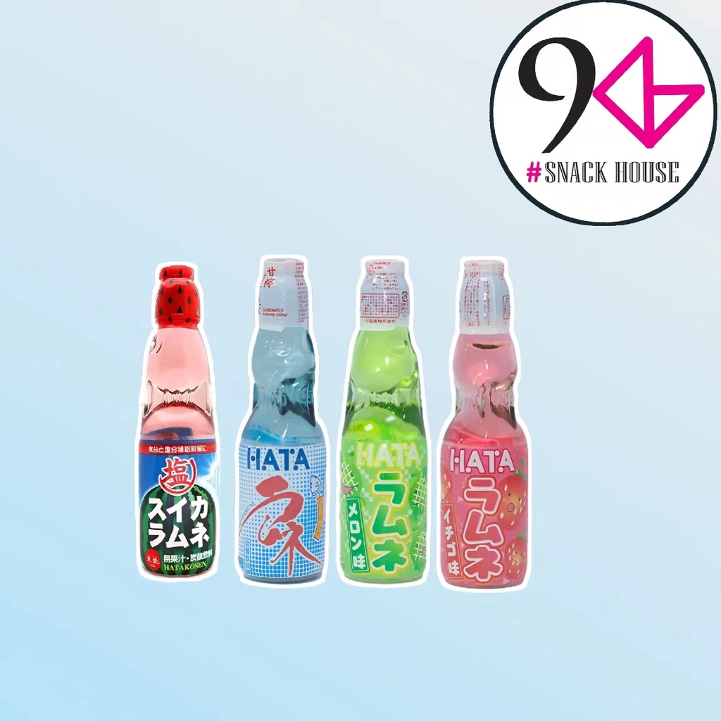 (JAPAN 日本) Hata Glass Bottle Soft Drink #Salt Watermelon #Original #Melon #Strawberry |Hata 弹珠汽水 ...
