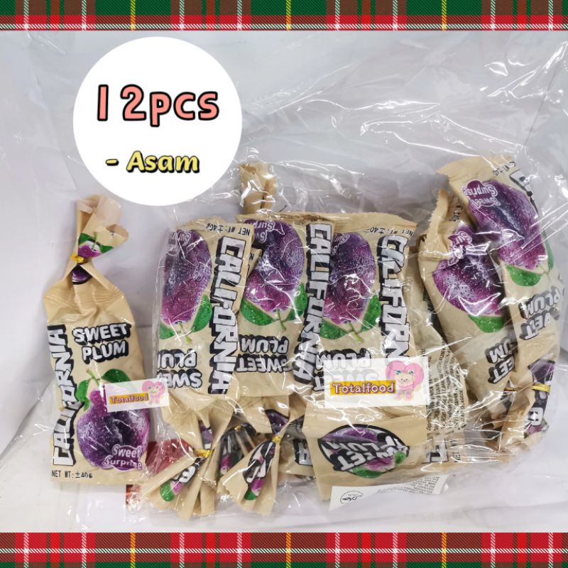 California Sweet Plum asam 12pcs | Shopee Malaysia