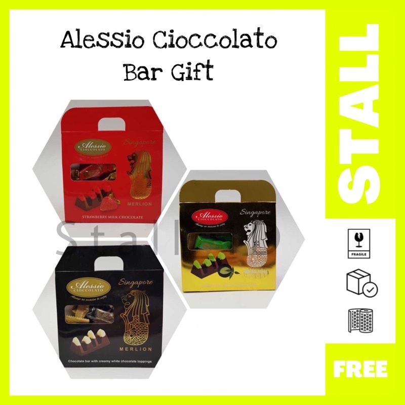 Chocolate Alessio Bar Merlion Alaska Chocolate Gift Box | Shopee Malaysia