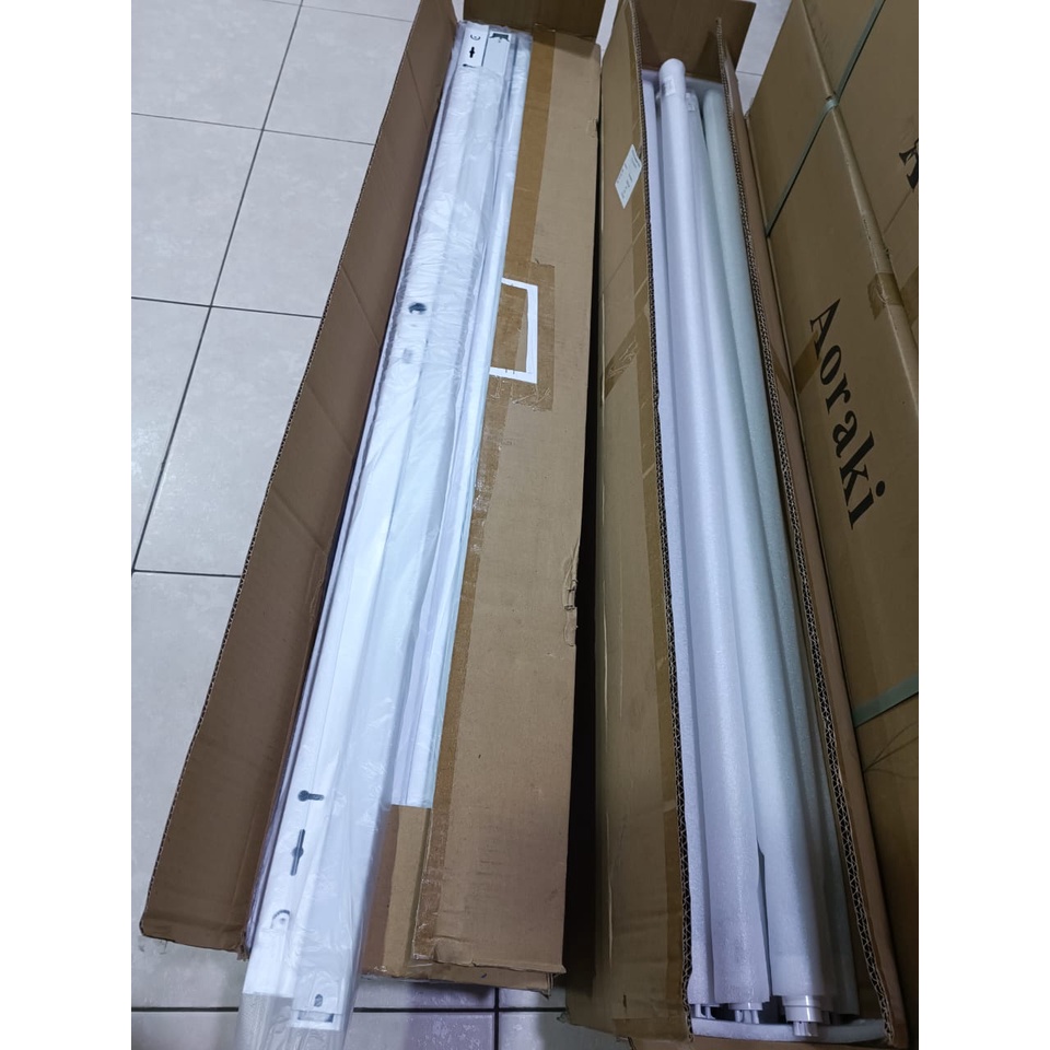 2ft / 4ft T8 LED Tube Casing (slim)Housing Sarang Lampu LED Perumah ...