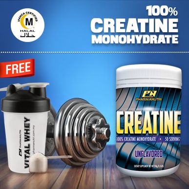 Micronized Creatine Monohydrate Powder (250g) 50 servings with Scoop ...