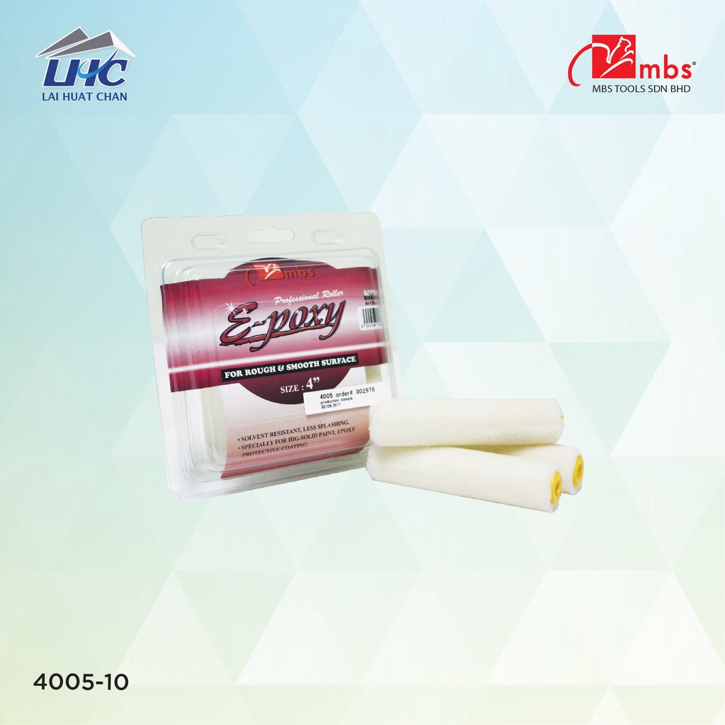 4005 MBS 4" Epoxy Paint Roller Refill / Berus Roller Cat | Shopee Malaysia