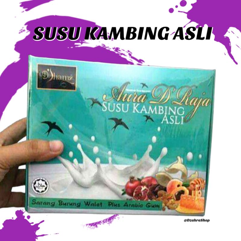 AURA DRAJA Susu Kambing Asli Sarang Burung Walet Arabic Gum | Shopee ...