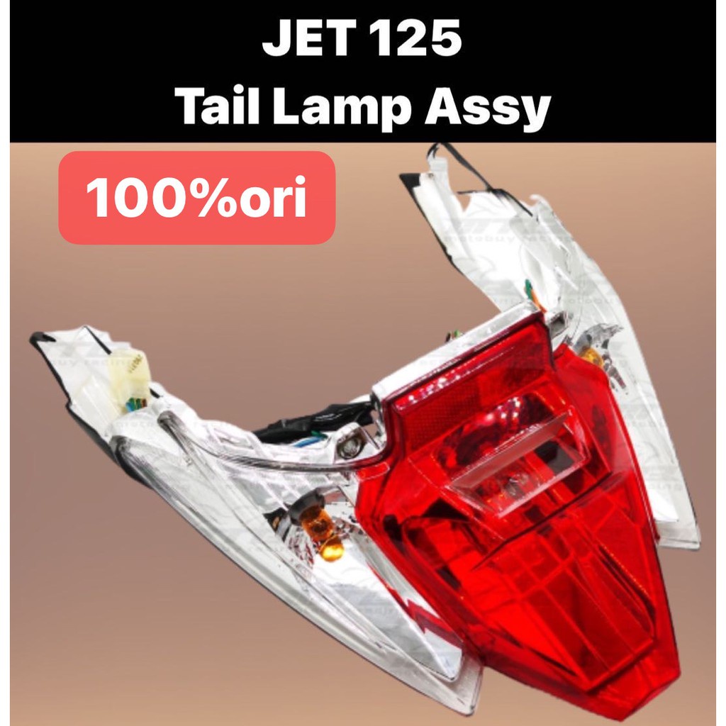 SYM JET POWER 125 JET125 SYM125 REAR TAIL LIGHT TAIL LAMP ASSY ORIGINAL ...