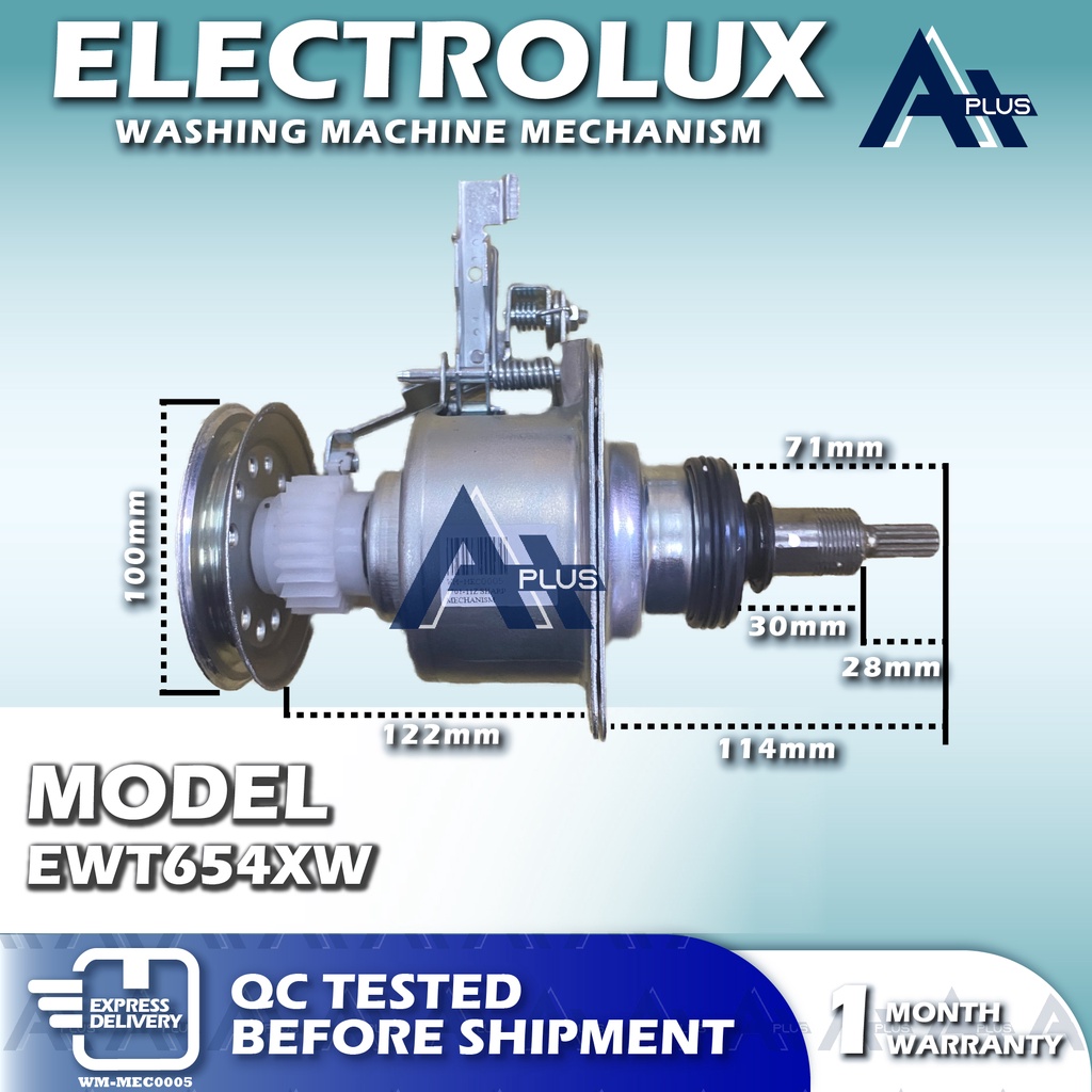 EWT654XW ELECTROLUX Washing Machine Mechanism GEARBOX | Shopee Malaysia