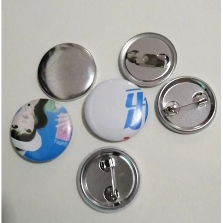 1000sets 25mm metal back button badges blanks material tin plate button ...