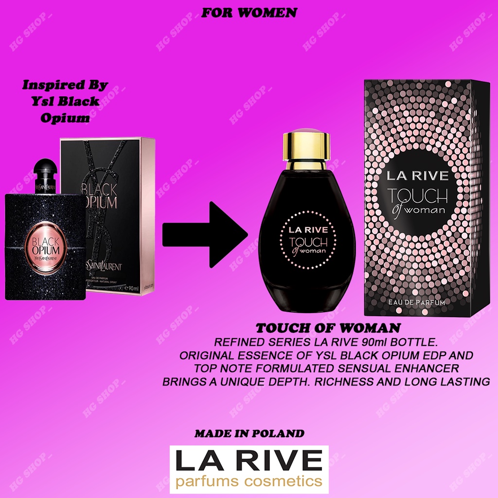 PERFUME LA RIVE TOUCH OF WOMAN EDP 90ml (ORIGINAL) | Shopee Malaysia
