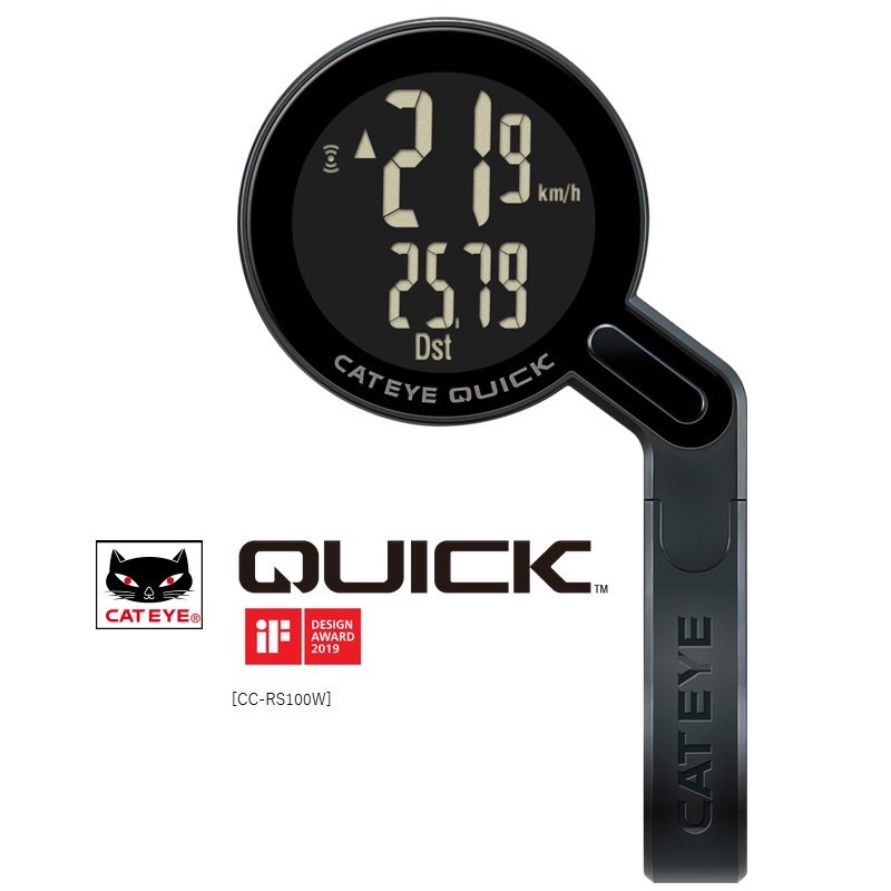 Cateye QUICK Wireless Bicycle Speed Meter, Basikal Meter Cateye quick ...