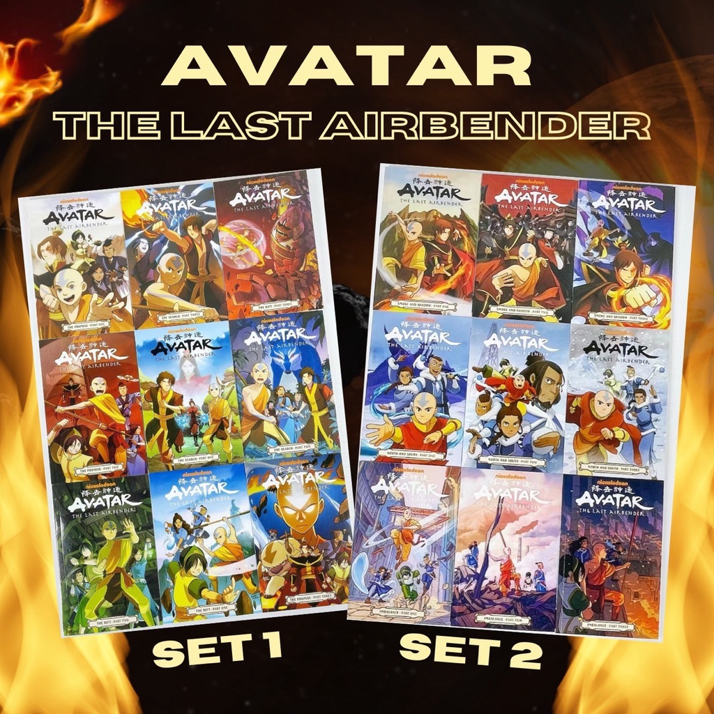 Avatar The Last Airbender Series: graphic Novel English Comic Book ...
