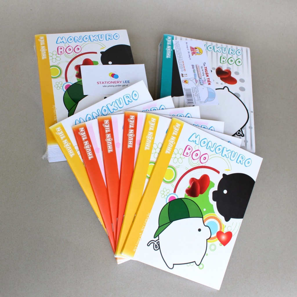 Combo 10 books Tan Thuan Tien Pig Monokuro Boo 96 pages - 4 square cups ...