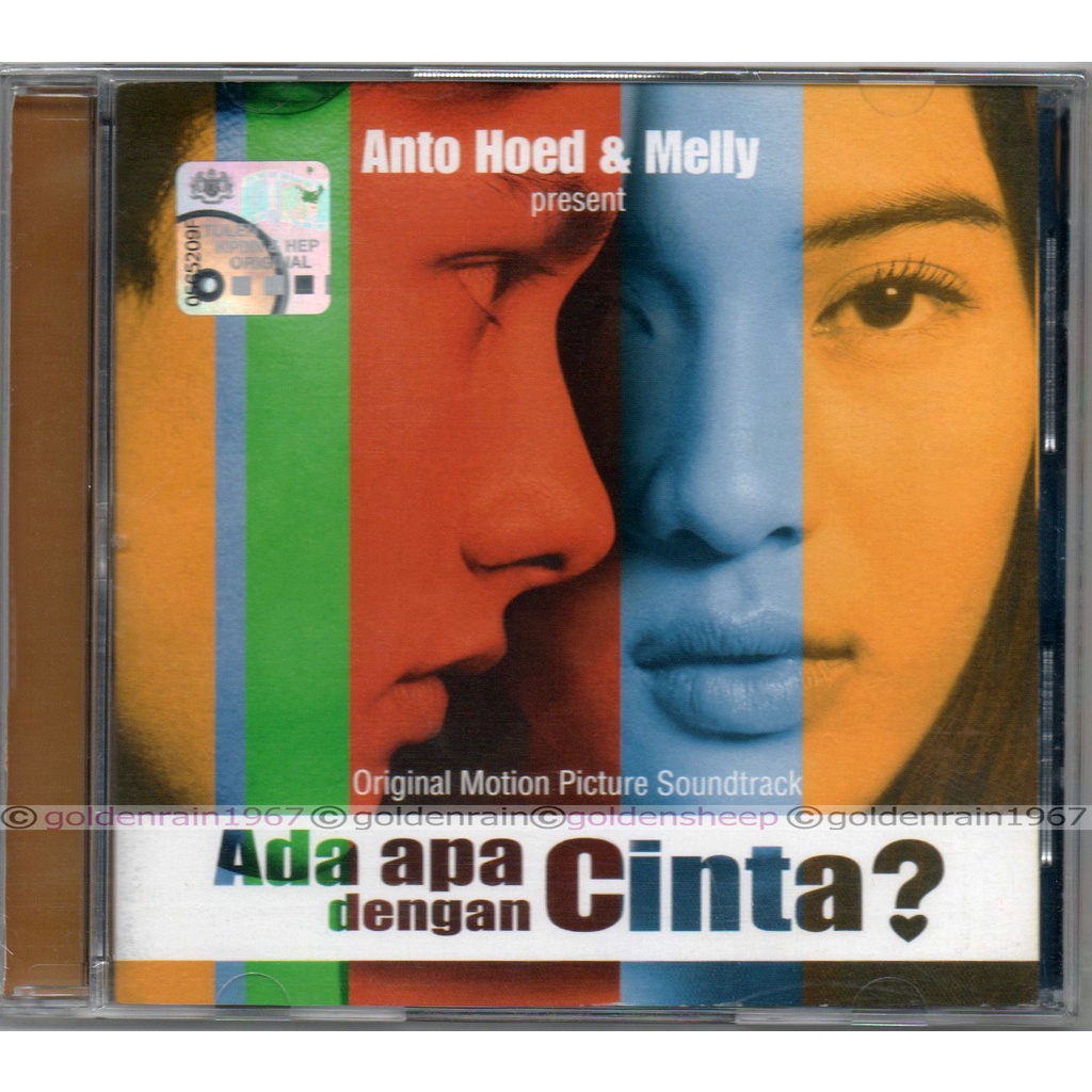 ANTO HOED & MELLY GOESLAW - Ada Apa Dengan Cinta OST 2002 PT AQUARIUS Early PRESS CD (MOTION ...