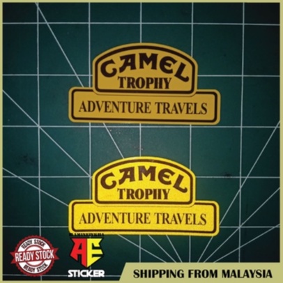 Sticker CAMEL TROPHY ADVENTURE TRAVELS | Shopee Malaysia